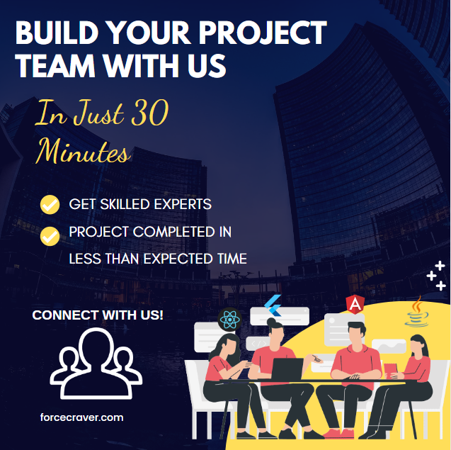 Hire your dedicated Project Team in 30mins - Forcecraver Technologies
